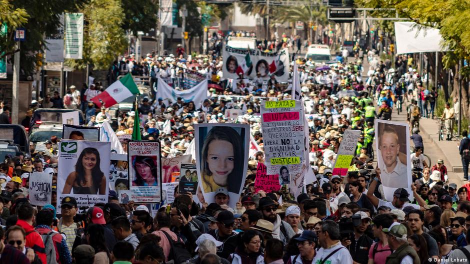 Victims of Mexico's drug war demand justice