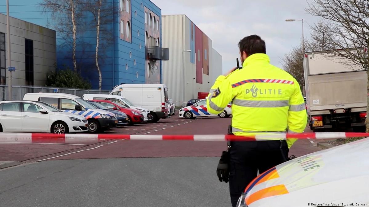 Explosion in Amsterdam mail room