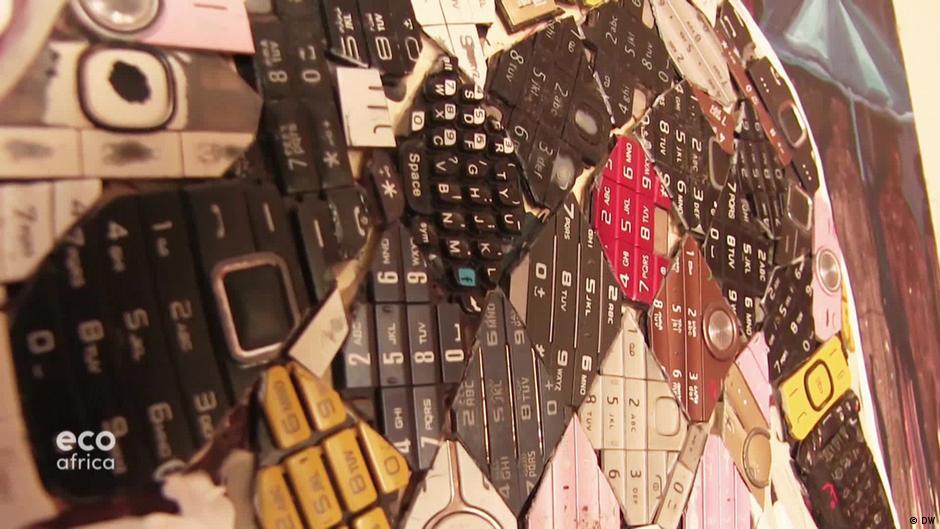 Visual artistry with old mobile phones