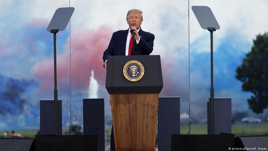 Trump doubles down on fighting 'radical left' – DW – 07/05/2020