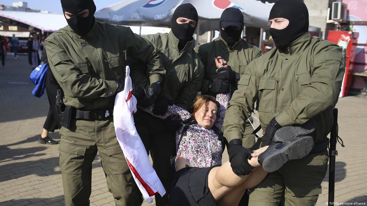 Scores of women arrested in Belarus protest