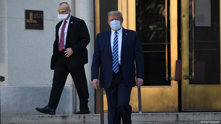 Donald Trump leaves hospital after COVID-19 treatment | News | DW | 05. ...