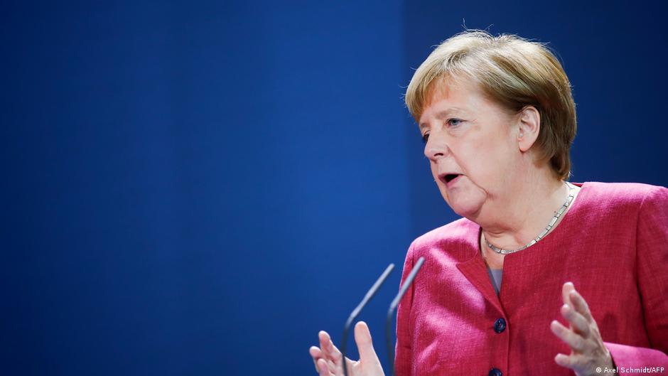 Merkel urges renewed fight against world hunger