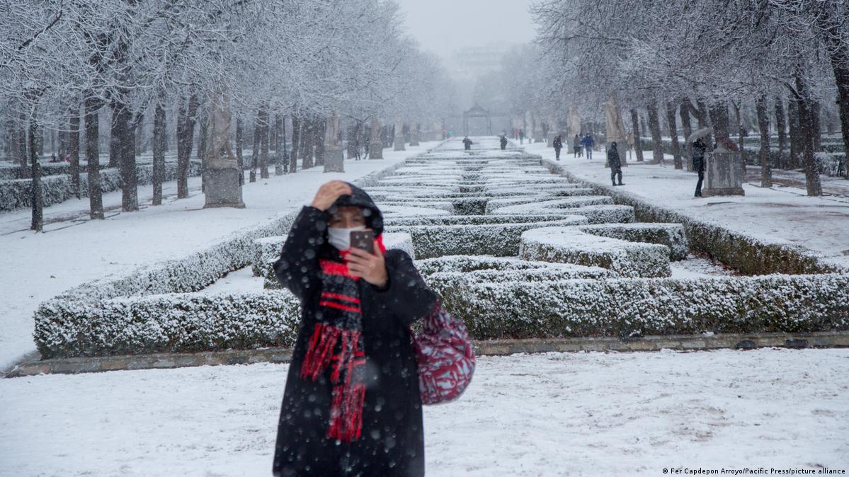 Rare snowfall hits Spain due to Storm Filomena
