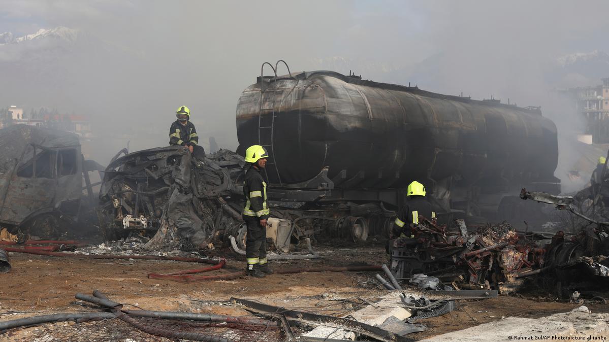 Several dead after fuel tankers catch fire in Kabul