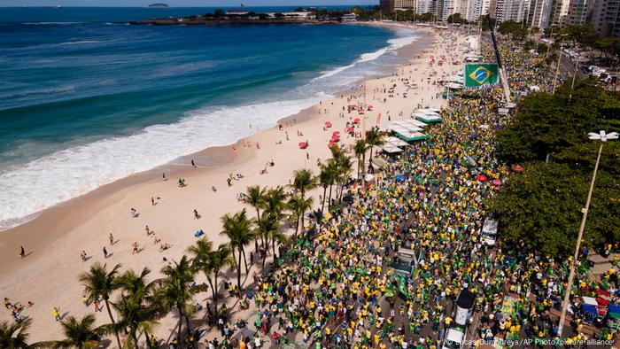 Manifestantes pro Bolsonaro piden voto impreso auditable | Las noticias ... Manifestantes pro Bolsonaro piden voto impreso auditable | Las noticias ...