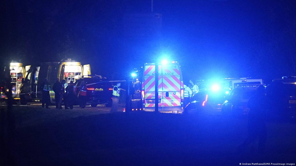 Two trains collide in southwestern England