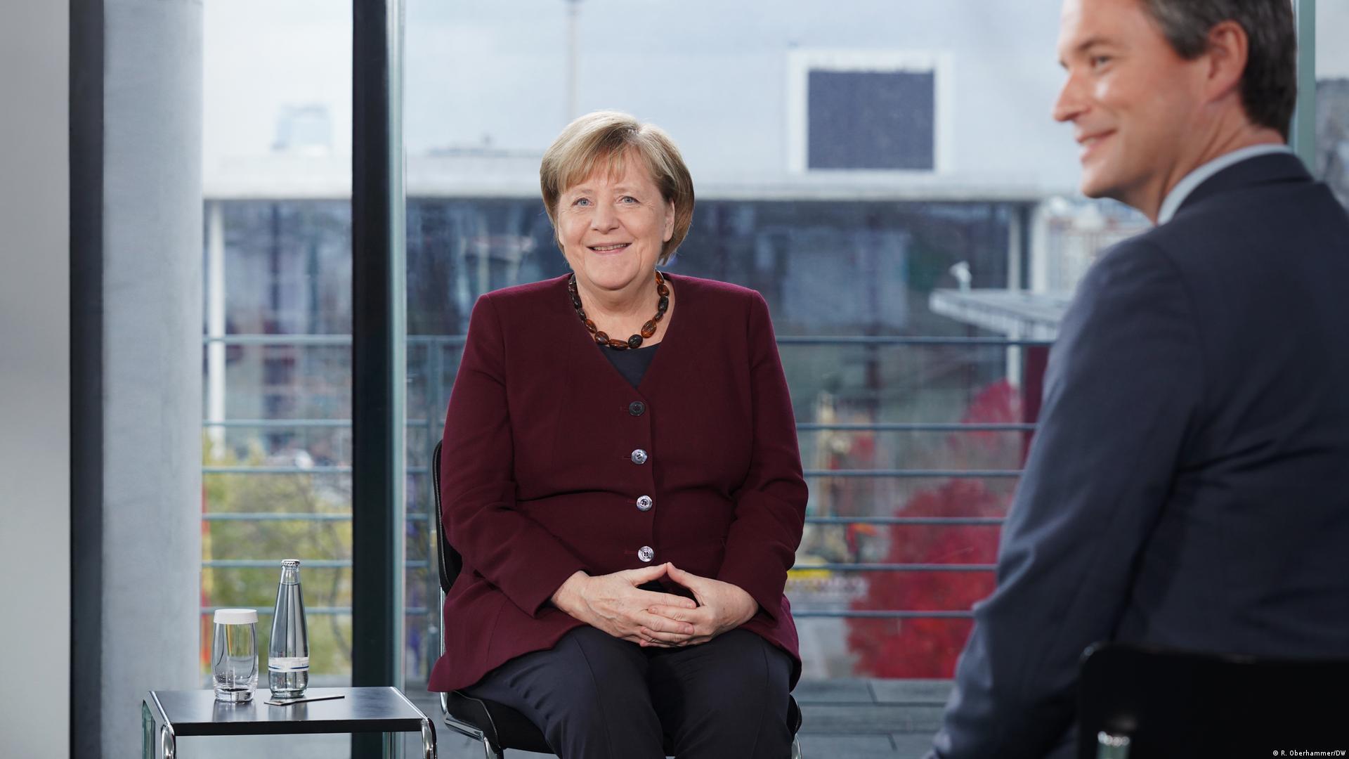 Angela Merkel: 'I always enter into talks with an open mind'