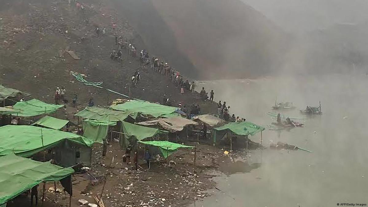 Dozens missing after Myanmar mine landslide
