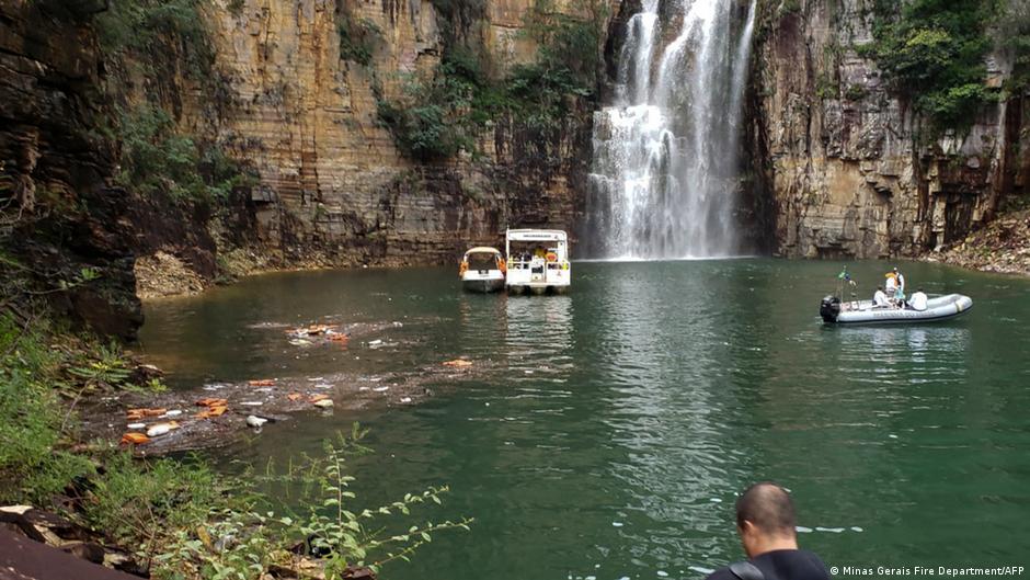 Several dead as cliff collapses on boats in Brazil