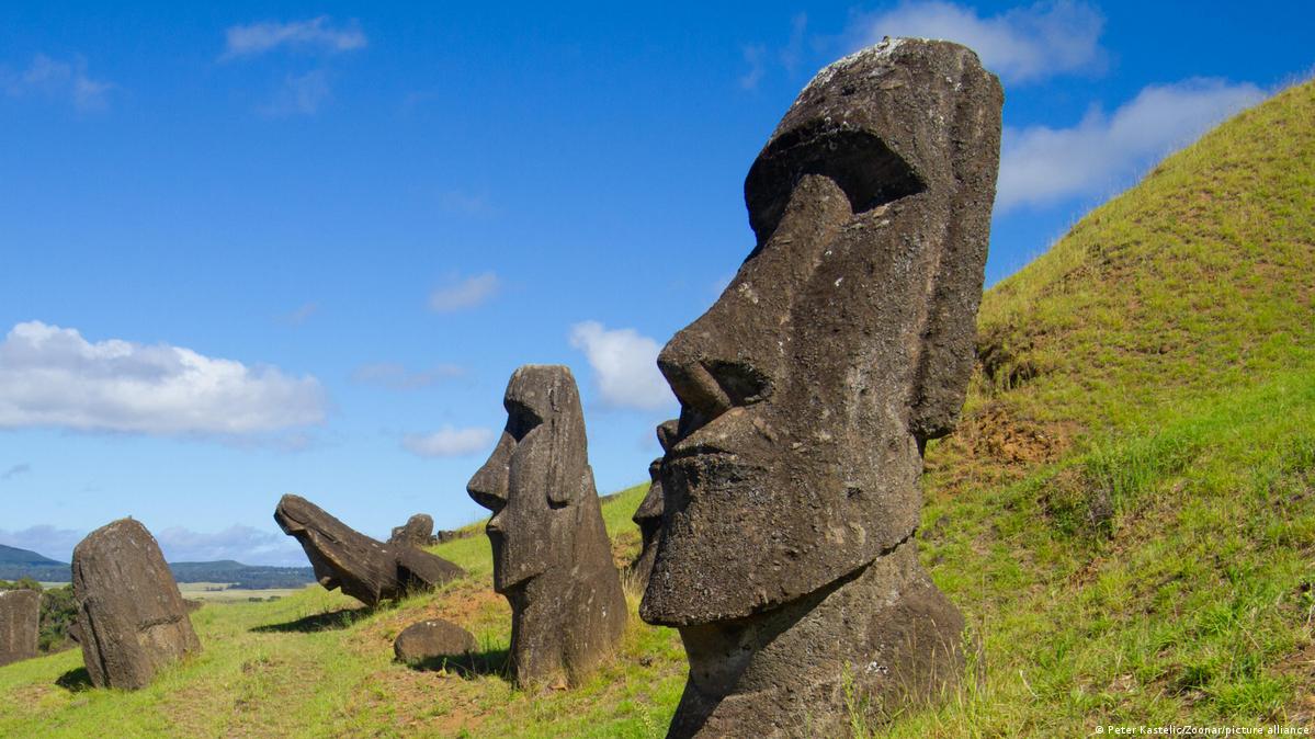 Chile: descubren una nueva estatua moai en la Isla de Pascua – DW – 03 ...