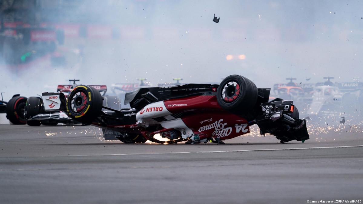 Bange Minuten nach Crash in Silverstone