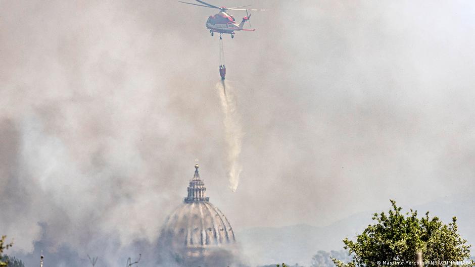 Incendio que se propagó en el este de Roma está controlado – DW – 10/07 ...