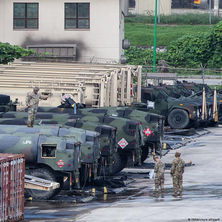 Us Military Bases In South Korea 10,956 South Korea And Us Army Stock