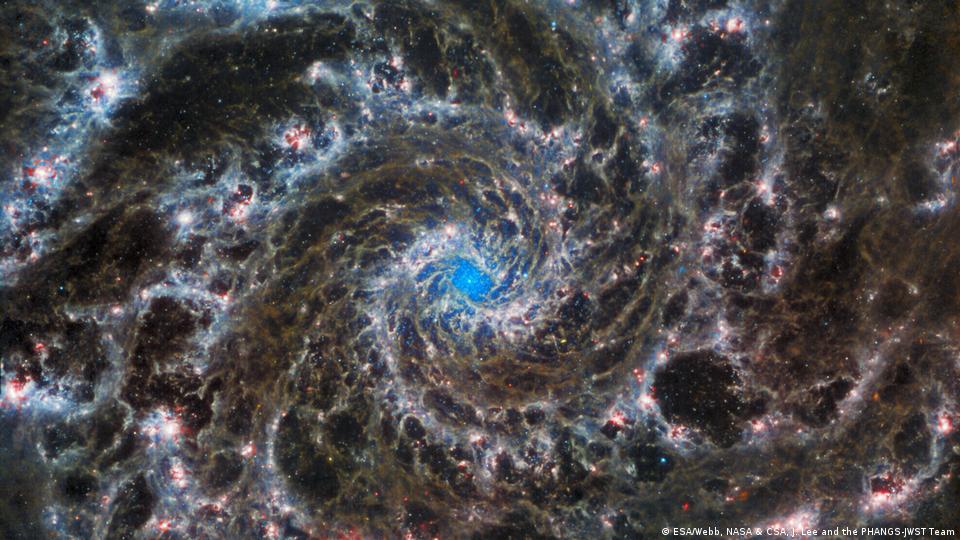 Milky Way Galaxy From Space Like A Huge Spiral, The Milky Way Floats