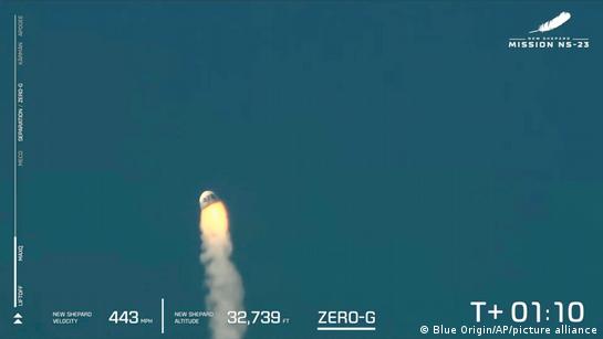 Nuevo lanzamiento del cohete New Shepard de Blue Origin – DW – 19/12/2023