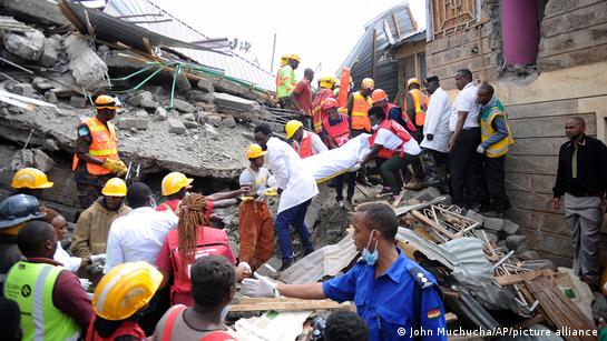 Building collapse leaves 5 dead in Kenya
