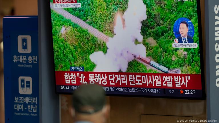 N Korea Fires Ballistic Missiles For 4th Time In 1 Week Dw 10 01 2022