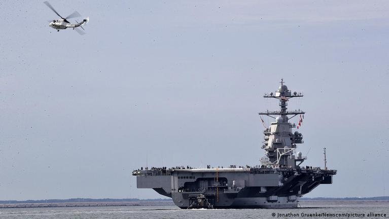 US deploys aircraft carrier to Caribbean as war fears rise