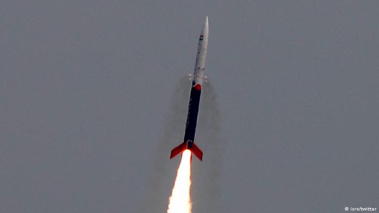 India launches first privately made space rocket