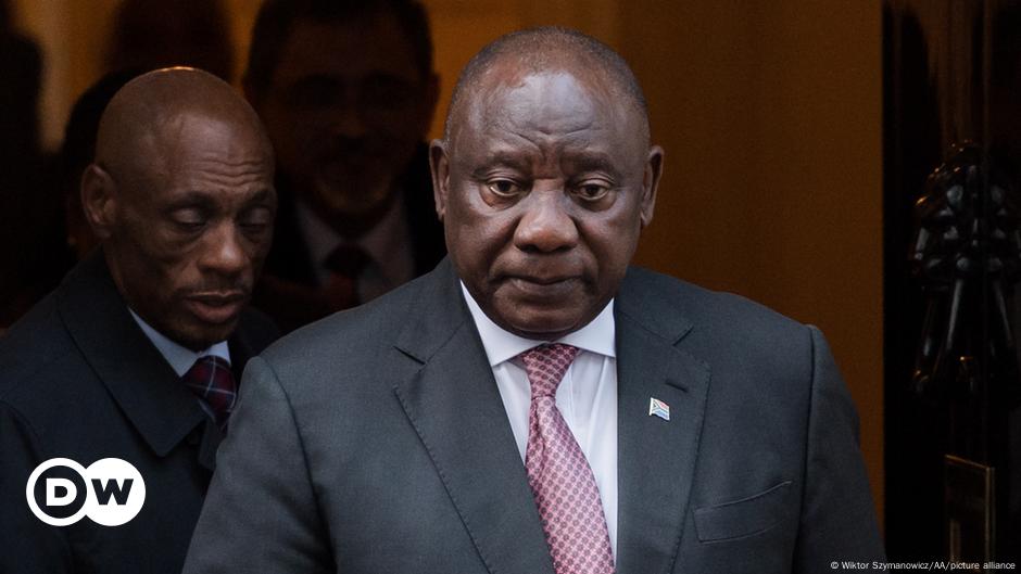 South Africa's Ramaphosa fighting for political survival