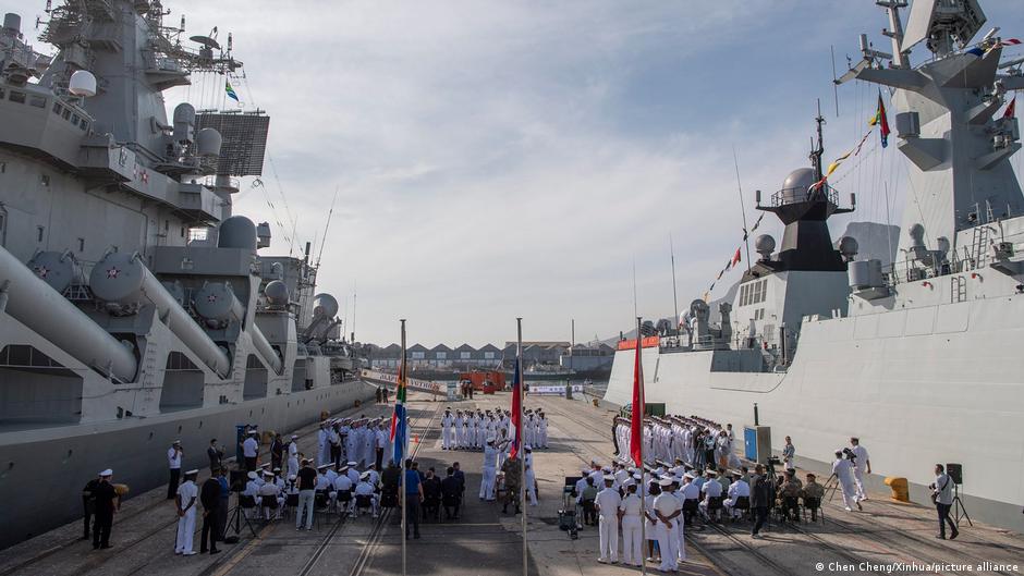 South Africa confirms naval drills with Russia and China
