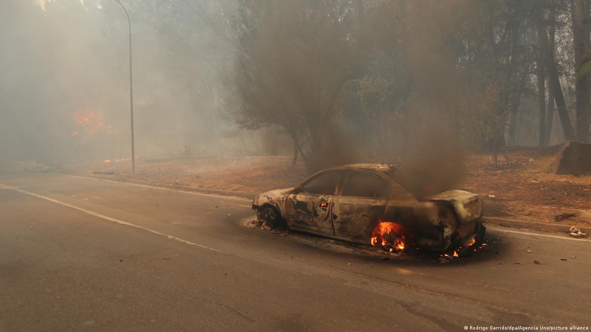 Estado de catástrofe en centro y sur de Chile por incendios – DW – 04 ...