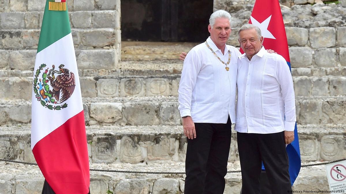 AMLO entrega la orden del Águila Azteca a Miguel Díaz-Canel – DW – 12 ...