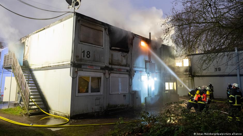 Germany: Fire at Hamburg refugee shelter leaves one dead
