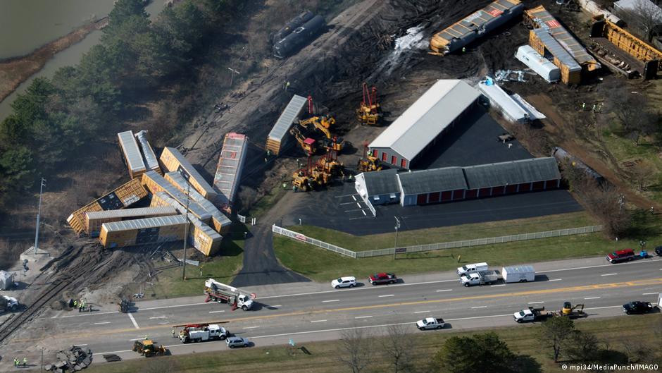 US: Norfolk Southern freight train derails again in Ohio
