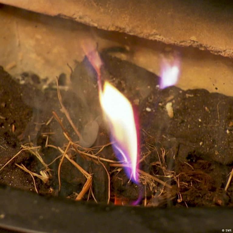 Burning Peat