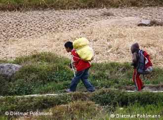 Hard Work for Indian Children