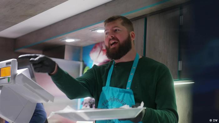 Als Marktschreier in Hamburg