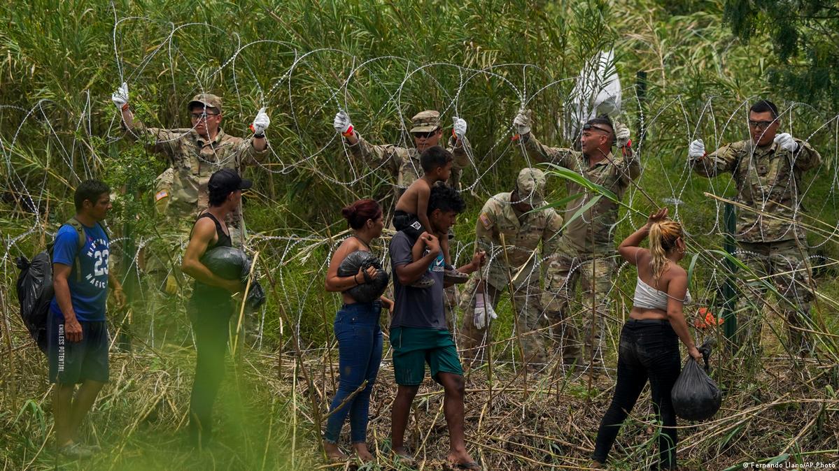 Zehntausende Migranten an US-Grenze zu Mexiko