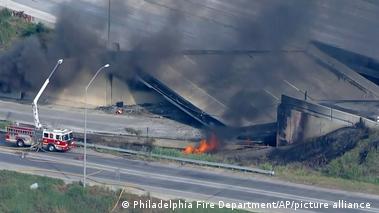 US: Philadelphia bridge collapse closes major interstate – DW – 06/12/2023