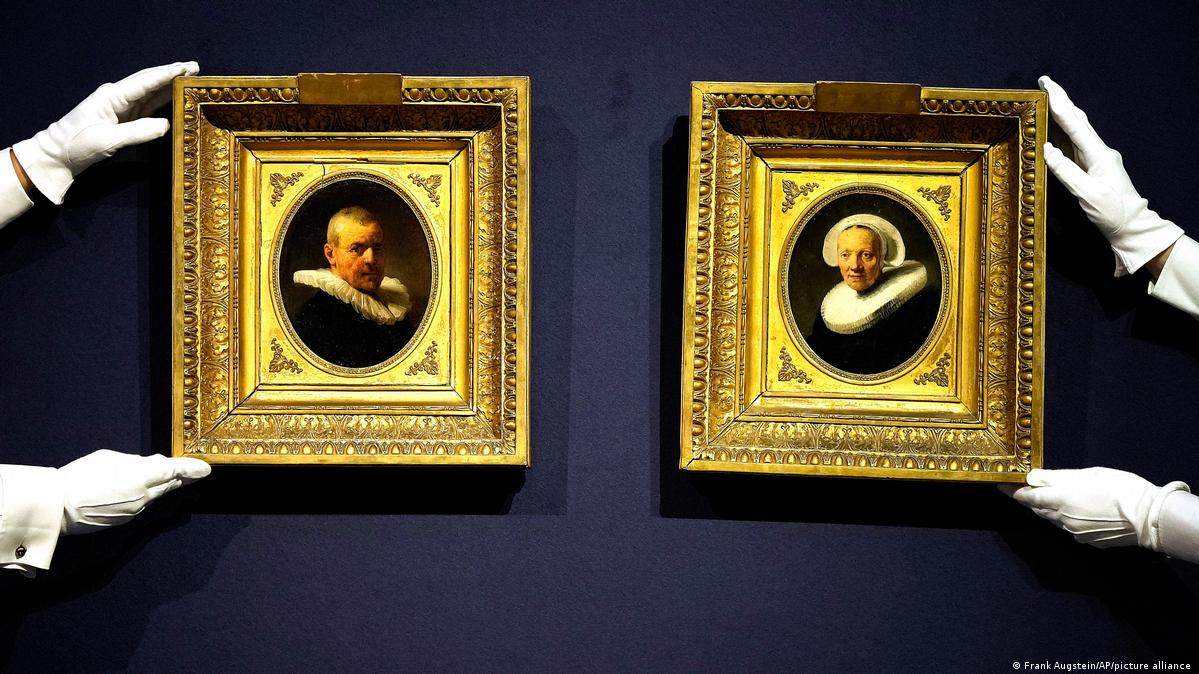 Two rediscovered Rembrandt portraits sell for €11 million