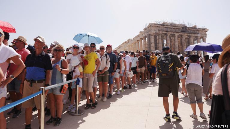 Greece's Acropolis closed as tourists suffer extreme heat