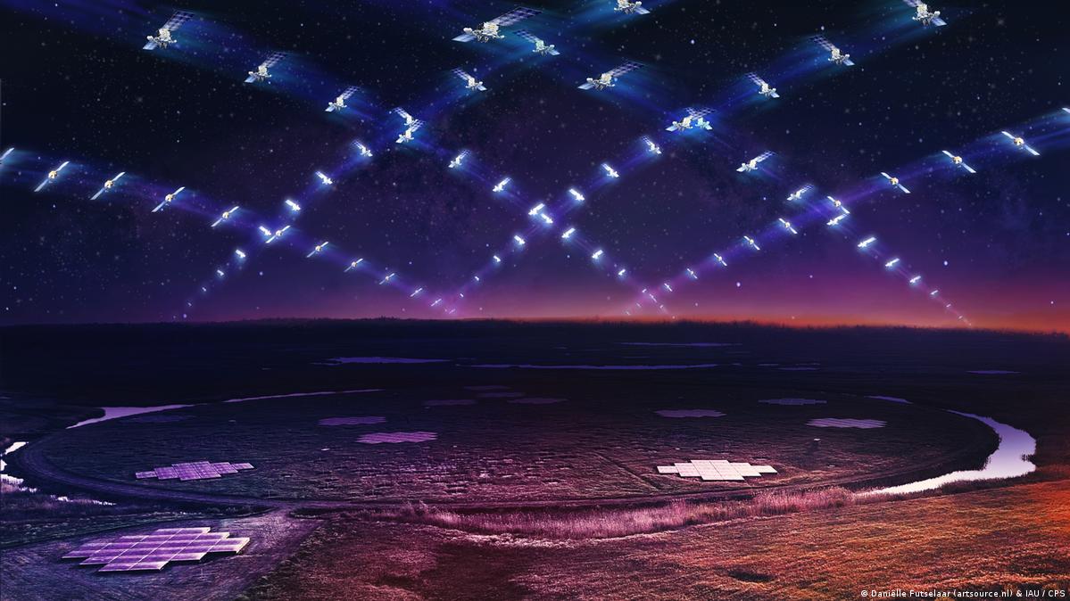 Starlink satellites are blinding astronomers' view of space – DW – 09 ...