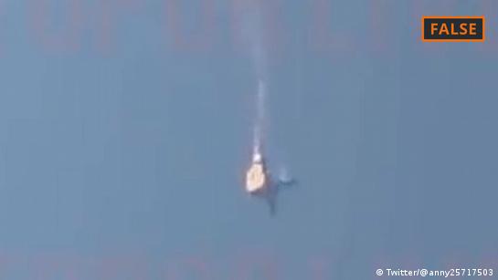 Fact check: Does this video show Prigozhin's plane crash?