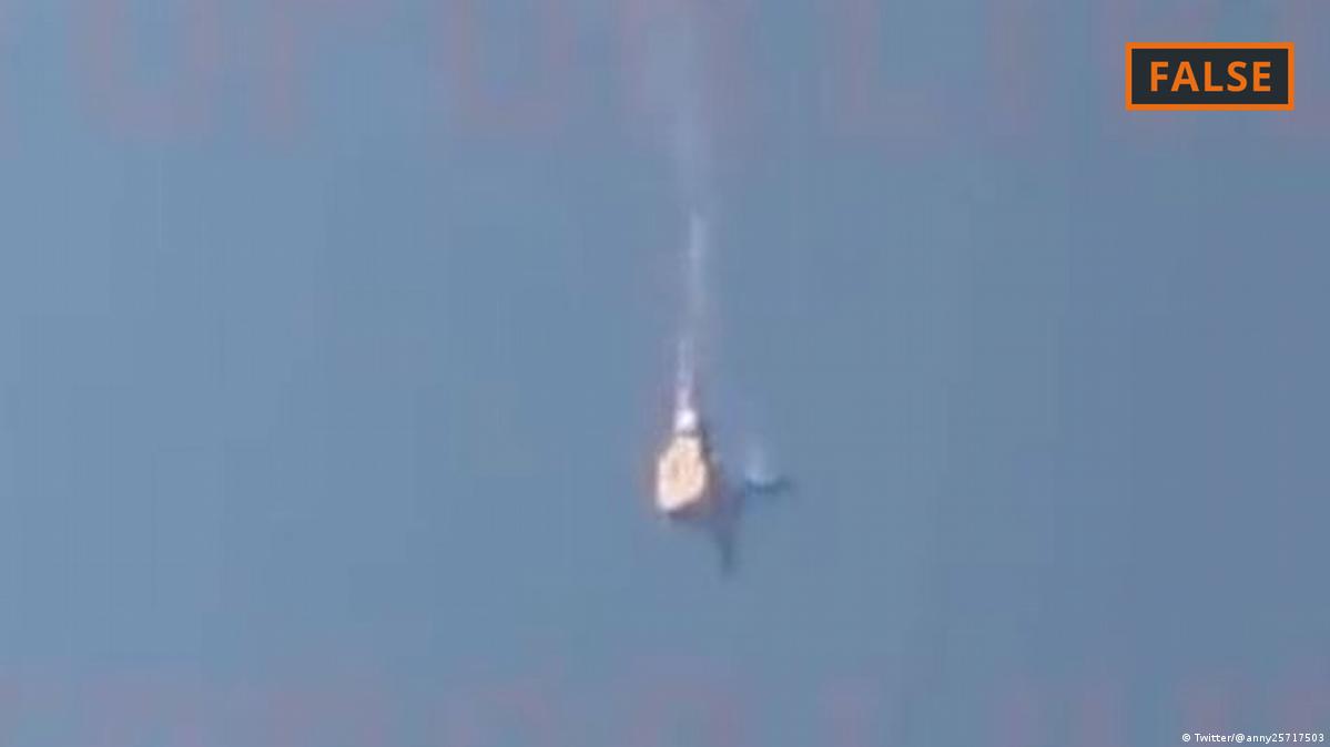 Fact check: Does this video show Prigozhin's plane crash? – DW – 08/27/2023