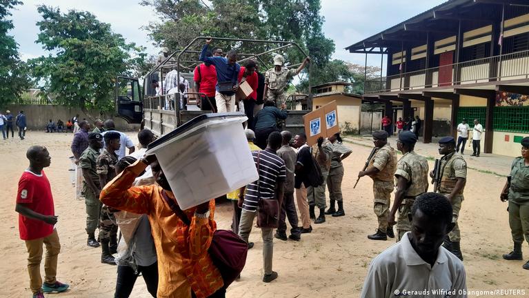 Gabon votes on post-coup constitutional referendum