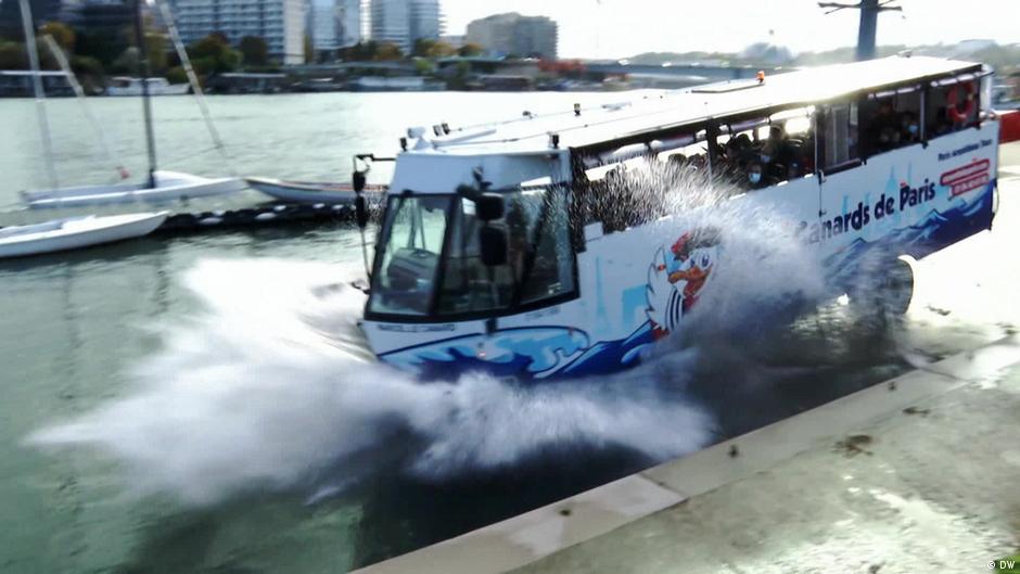 Marcel le Canard - Amphibious bus in Paris – DW – 12/27/2023