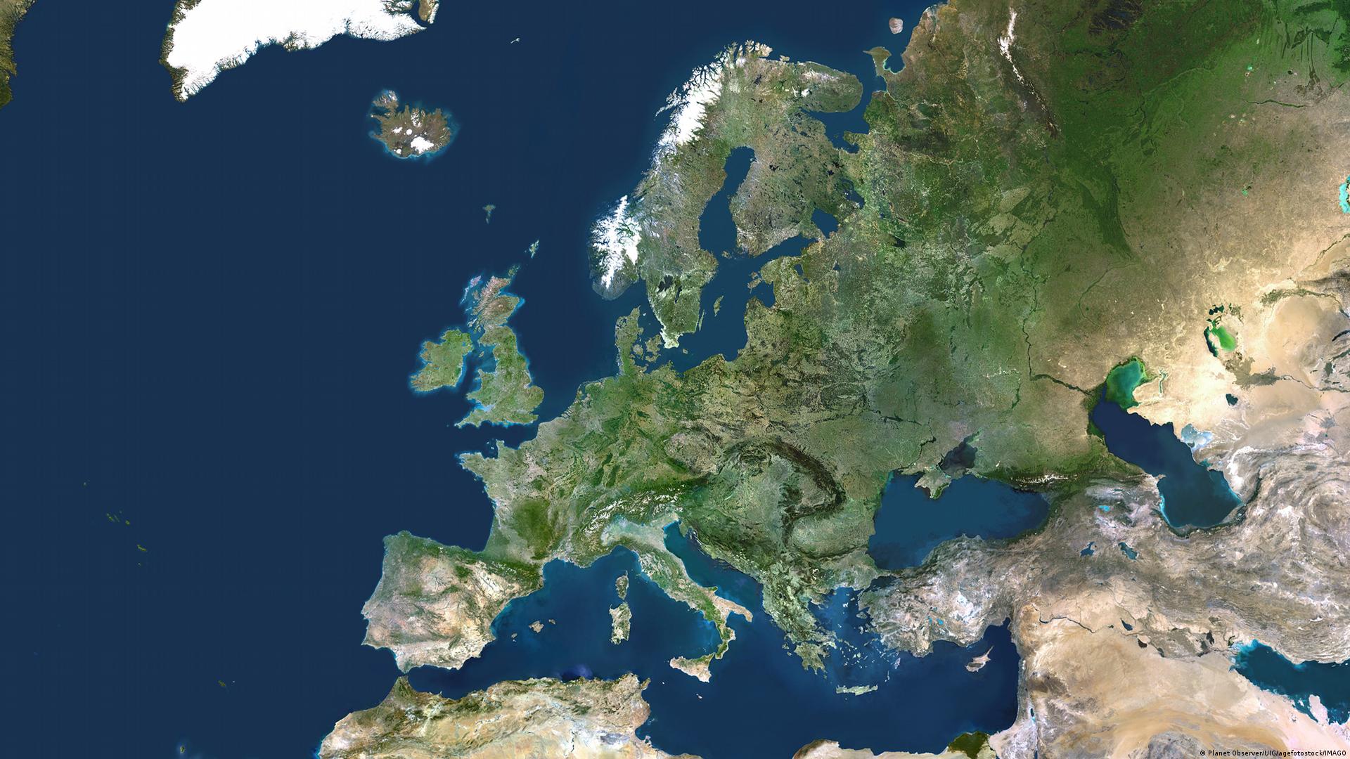 Satellite reception in Europe