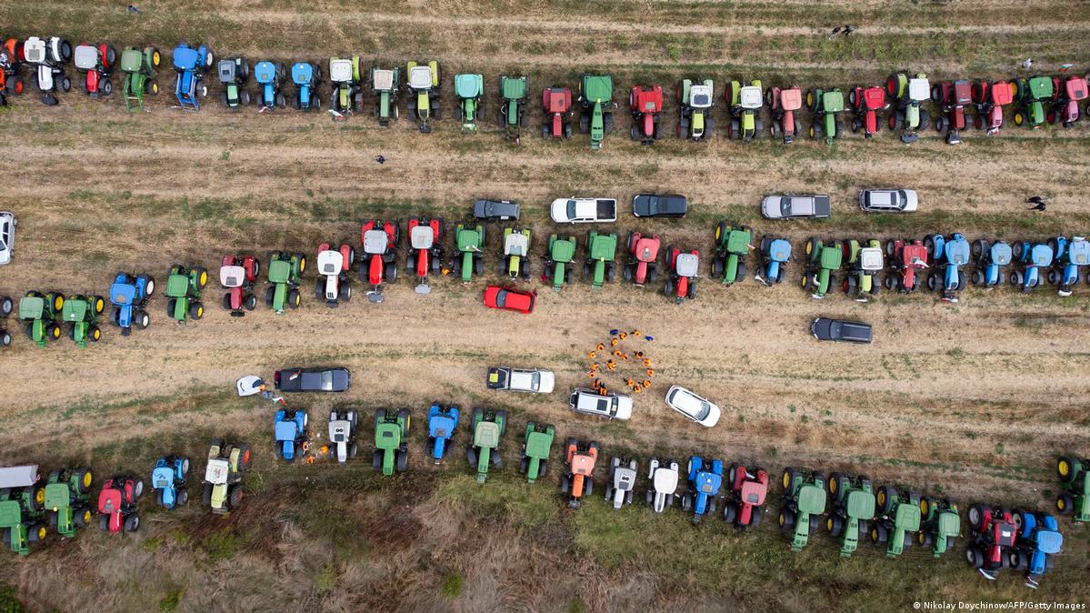 EU farmer protests: What's driving tractors to the streets? – DW – 01 ...