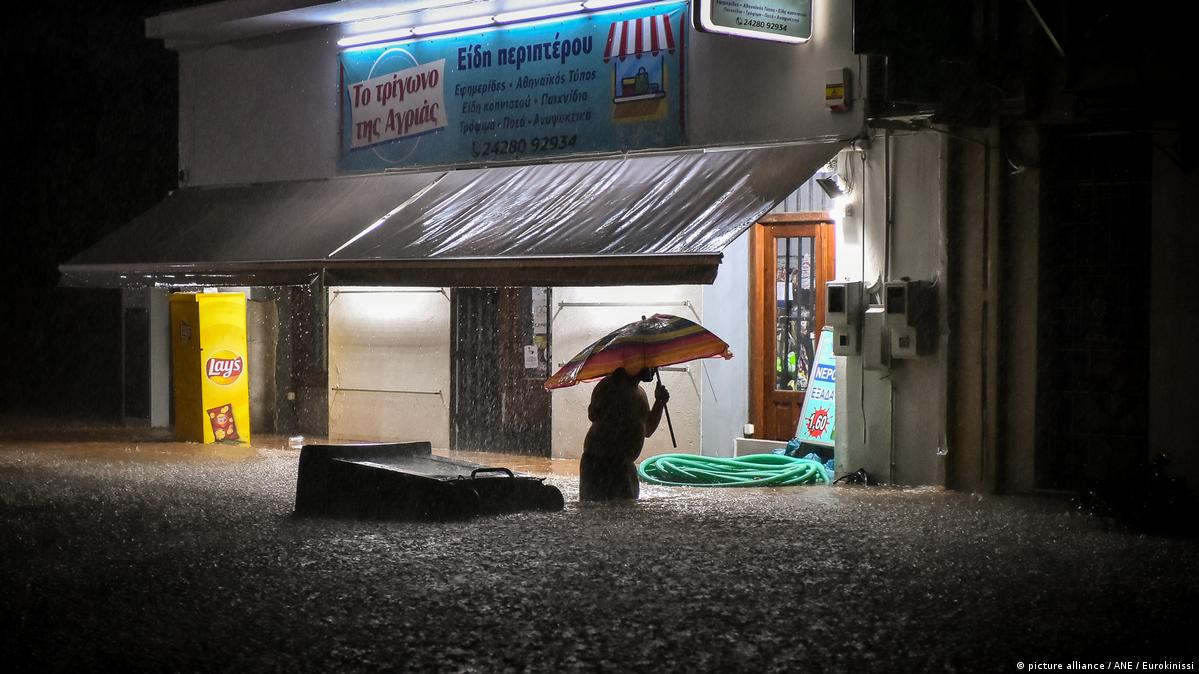 Greece: Storm Elias wreaks havoc on city of Volos