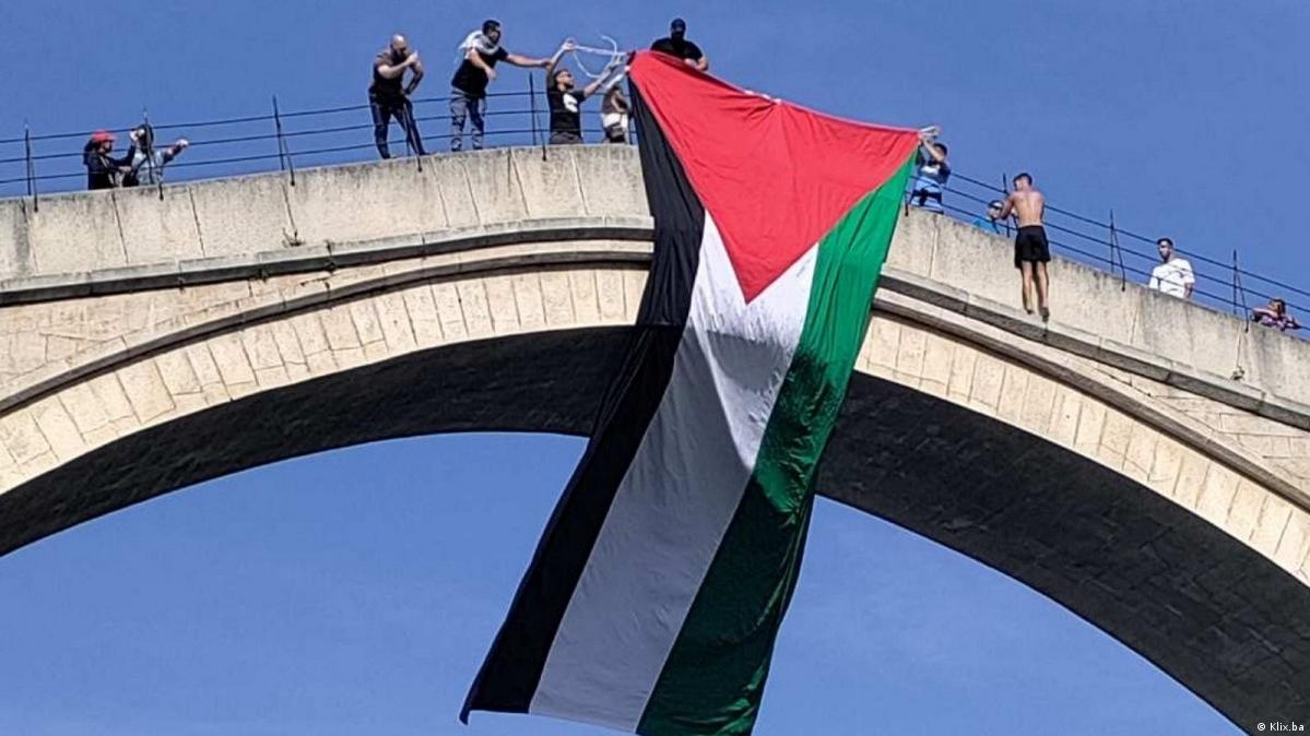 Mostar: "rat" zastavama Izraela i Palestine – DW – 14.10.2023