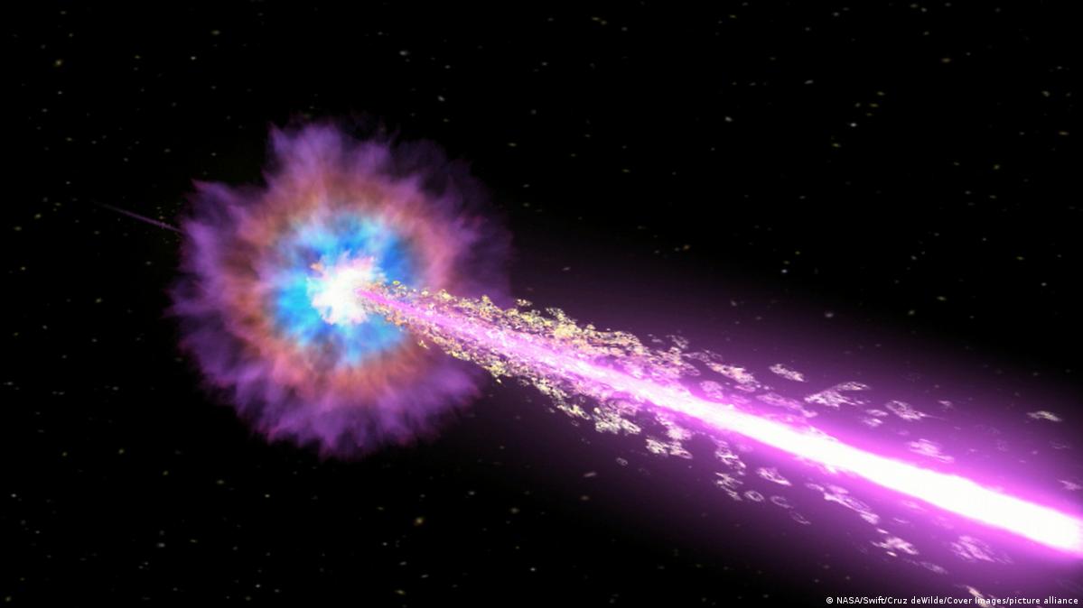 Un potente estallido de rayos gamma asombra a científicos