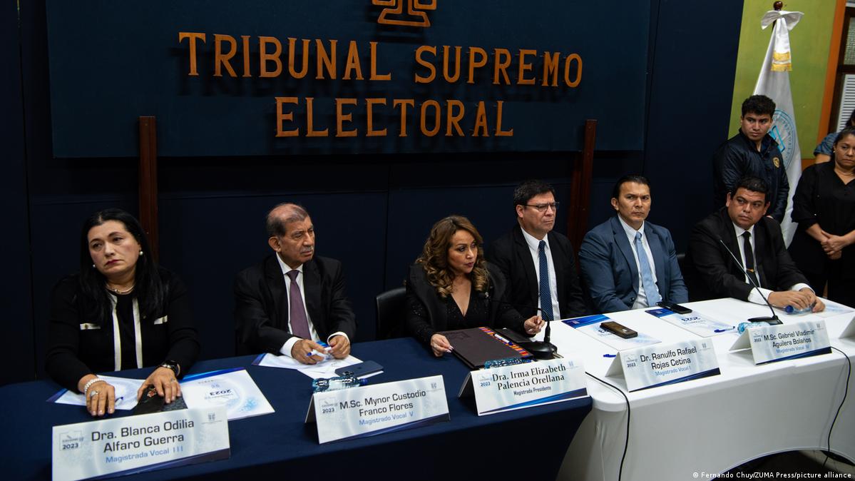 Tribunal certifica resultados electorales en Guatemala – DW – 08/12/2023