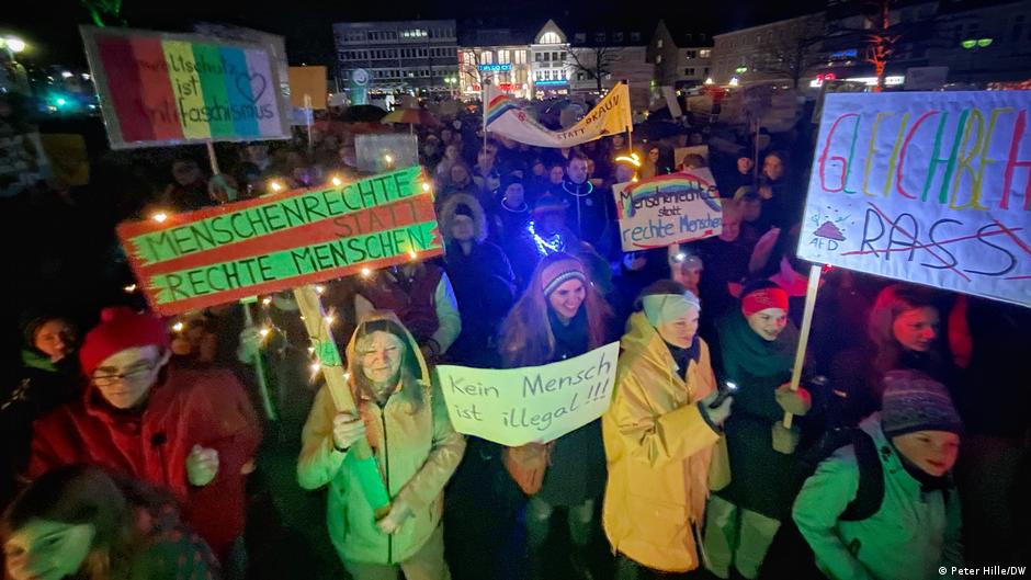 Marchas contra la ultraderecha en pequeñas ciudades alemanas – DW – 24/01/2024