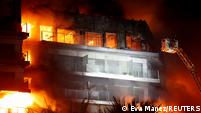 Spain: Fire engulfs high-rise apartment block in Valencia